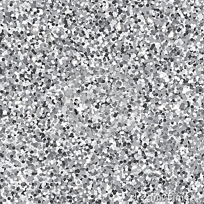 Glitter Silver Seamless Texture. Vector Illustration | CartoonDealer ...