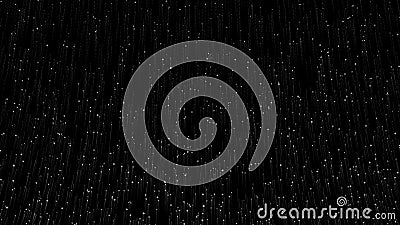 Glittering Particles Rising on a Black Background, Particles Stock ...