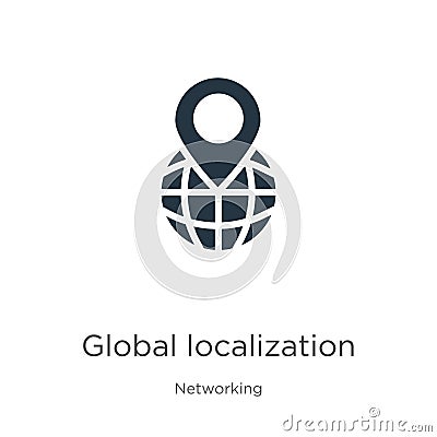 Global Localization Icon Vector. Trendy Flat Global Localization Icon ...