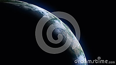 Globe from Satellite Shows Worldwide Geography from Space - Seamless ...