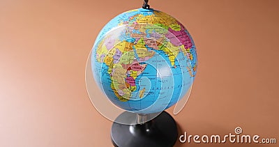 Globe Zooming in with the Isolated Stock Video - Video of climate ...