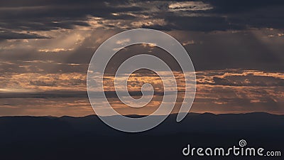 Glorious Sun Rays through Clouds Zoom in Stock Video - Video of sunray ...