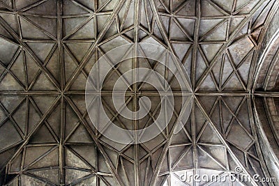 Gloucester Cathedral Ceiling Architecture Royalty-Free Stock ...
