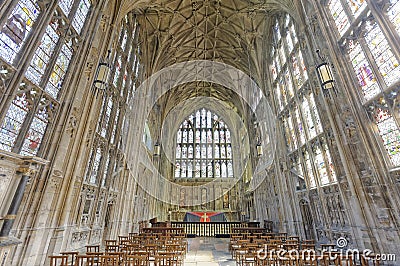 Gloucester Cathedral Interior Royalty Free Stock Image - Image: 27759656