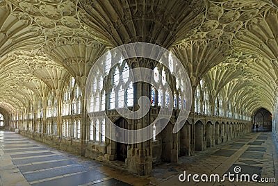 Gloucester Cathedral Interior Royalty Free Stock Photography - Image ...