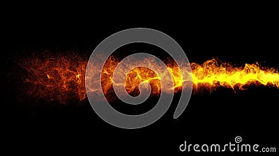 Glow Fire Particle Trail Effect Animation Stock Footage - Video of ...