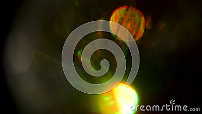 Glowing Blue, Yellow and Red Light Effect Stock Video - Video of glass ...