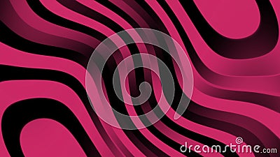Glowing Pink Stripes Wave Lines Abstract Background. Line Pattern Wavy ...