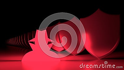 Hacker symbol the glider stock illustration. Illustration of sign ...