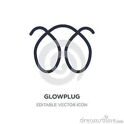 Glowplug Icon On White Background. Simple Element Illustration From ...