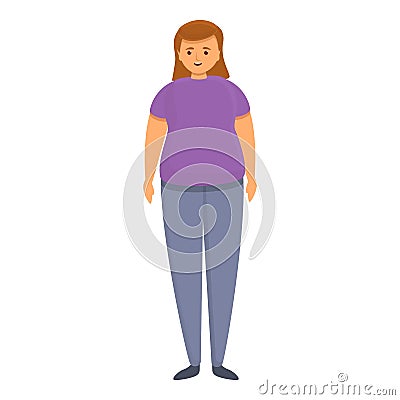 Gluttony Icon, Cartoon Style Vector Illustration | CartoonDealer.com ...