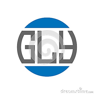 GLY Letter Logo Design On White Background. GLY Creative Initials ...