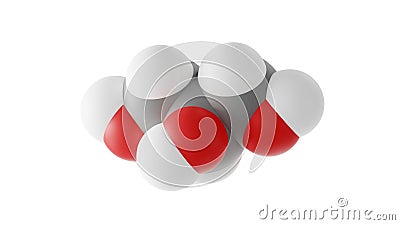Glycerol Molecule, Glycerine, Molecular Structure, Isolated 3d Model ...