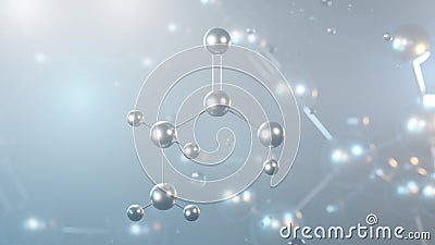 Glycine Molecular Structure, 3d Model Molecule, Amino Acid, Structural ...