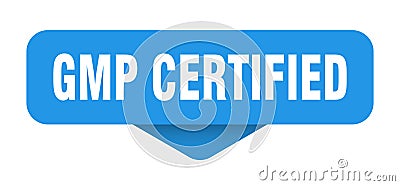 Gmp Certified Sticker. Gmp Certified Sign On Transparent Background ...