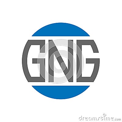 GNG Letter Logo Design On White Background. GNG Creative Initials ...