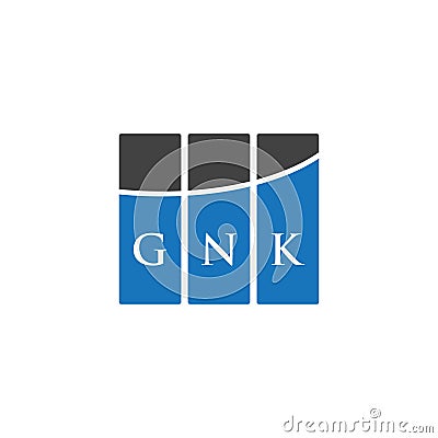 GNK Letter Logo Design On WHITE Background. GNK Creative Initials ...