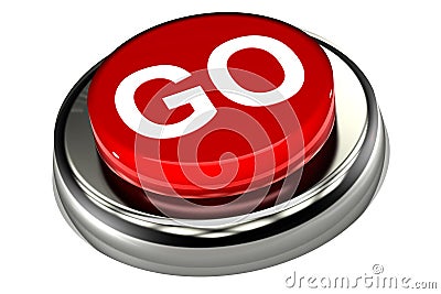 Go Push Button Royalty Free Stock Image - Image: 17861966
