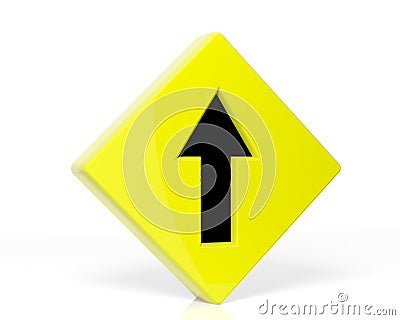 Go Straight Traffic Sign Royalty Free Stock Image - Image: 35508146