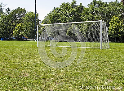 Goal Posts On Soccer Field Stock Photography - Image: 15334012