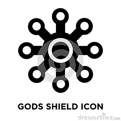 Gods Shield Icon Vector Isolated On White Background, Logo Concept Of ...