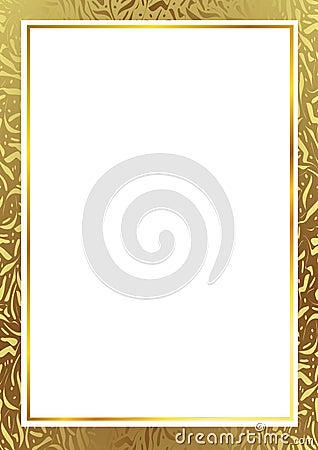 Gold Frame Cartoon Vector | CartoonDealer.com #65000065