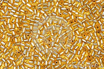 Gold Pearls Royalty Free Stock Images - Image: 15088779