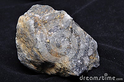 Gold In Quartz Stock Photo - Image: 40820562