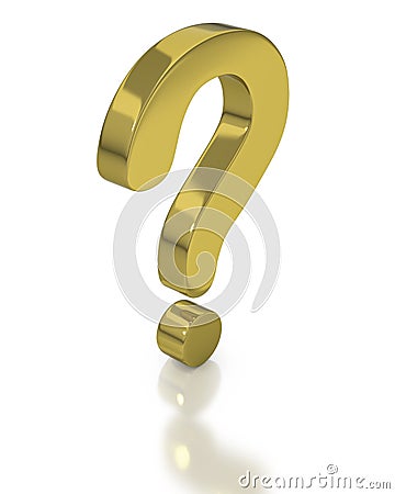 Gold Question Mark Symbol Royalty-Free Stock Photo | CartoonDealer.com ...