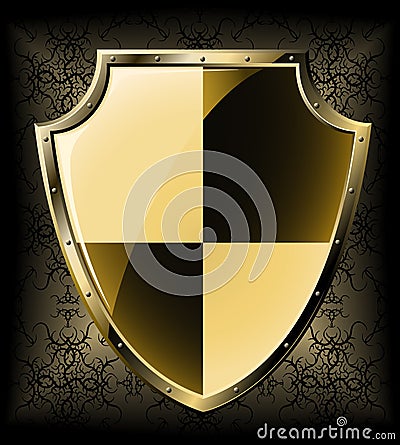 Gold Shield Royalty Free Stock Photo - Image: 18771075