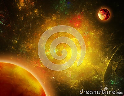 Gold Space Royalty Free Stock Photography - Image: 10369257