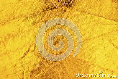 Gold Thread On The Fabric. Gold Texture Glitter Background. Stock Photo ...