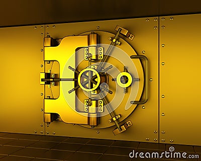 Gold Vault Stock Photos - Image: 4938383