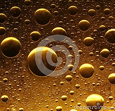 Golden Bubbles Stock Photography - Image: 4675202