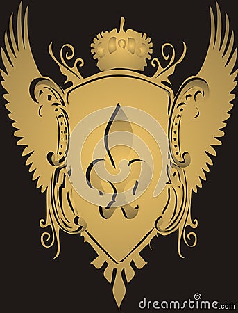 Golden Crest Royalty-Free Stock Photography | CartoonDealer.com #6331145