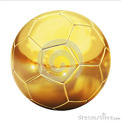 Golden Football Royalty-Free Cartoon | CartoonDealer.com #16086131