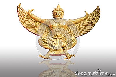 Golden Garuda Statue Stock Photography | CartoonDealer.com #25989992