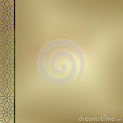 Golden Invitation Template With Mixed Gradient Background Royalty-Free ...