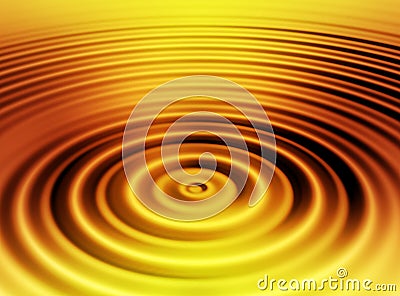 Golden Puddle Stock Image - Image: 3703431