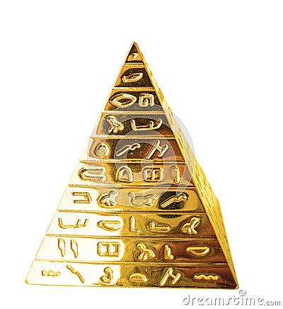 Golden Pyramid Stock Photography | CartoonDealer.com #3697196