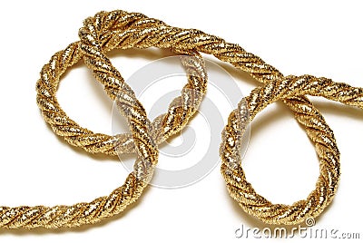 Golden Rope Stock Photo | CartoonDealer.com #395862
