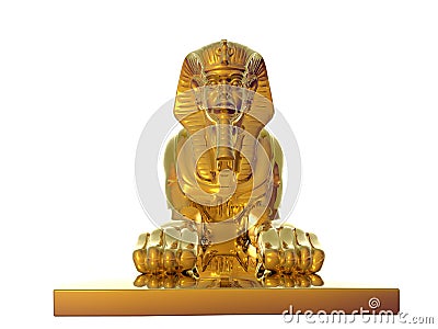 Golden Sphinx Royalty Free Stock Photos - Image: 299808