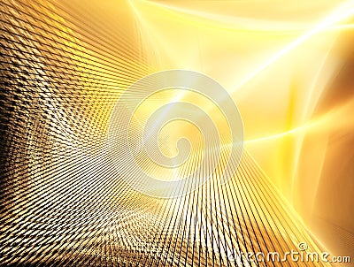 Golden Technology Background Royalty-Free Stock Image | CartoonDealer ...