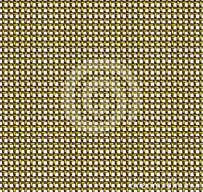 Golden Wire Mesh Seamless Pattern Stock Photo - Image: 72654530