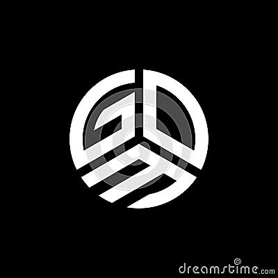 GOM Letter Logo Design On White Background. GOM Creative Initials ...