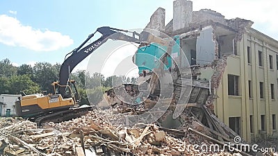 Gomel, Belarus - August 4, 2018: Volvo Destructive Machine Building ...