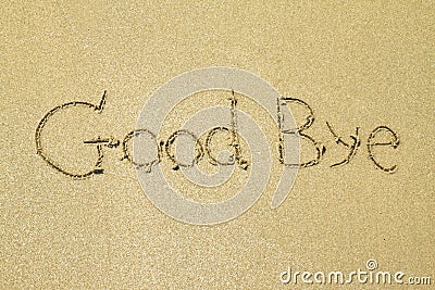 Goodbye Written Sand Photos - Free & Royalty-Free Stock Photos from ...
