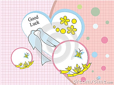 Good Luck Frame Background Stock Illustration | CartoonDealer.com #49236619
