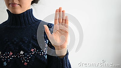 Goodbye- sign language stock video. Video of educated - 37418353