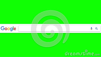 Google Search Bar on Green Screen Stock Video - Video of motion, button ...